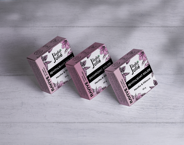 REVIVE SHAMPOO BAR – Mint & Hibiscus – For Damaged Hair – Le Jardin de ...